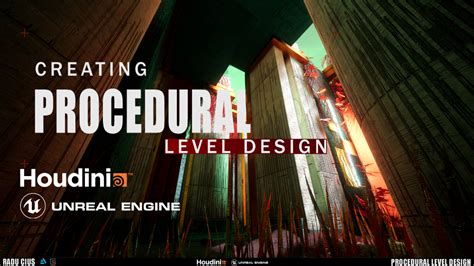 Houdini Procedural Generation Level Design Procedural Generation