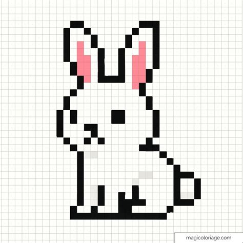 Coloriage Pixel Art Animaux 45 Dessins à Imprimer Pdf Gratuit