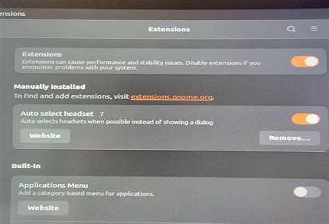 Select Audio Device Pop Up Not Going Away Rubuntu