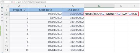 How To Add 30 Days To A Date In Microsoft Excel Spreadcheaters