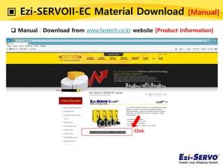 Manual Ezi SERVOII EtherCAT Advantech ENG Pdf