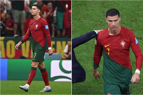 Ronaldo Exits Pitch Whilst Teammates Celebrate Win With Fans