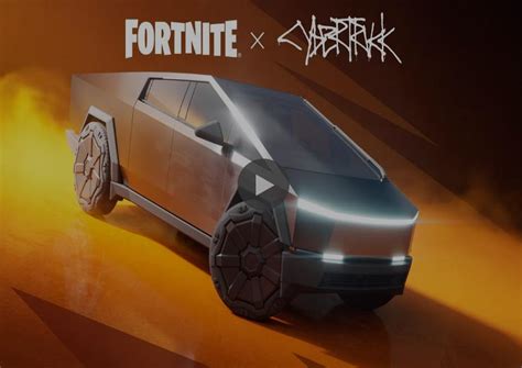 Пикап Cybertruck будет представлен в популярных играх Fortnite и Rocket