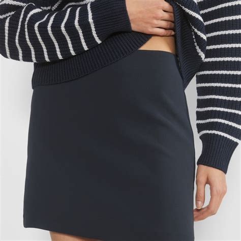 Aritzia Skirts Nwt Black Wilfred Classic Mini Skirt Poshmark