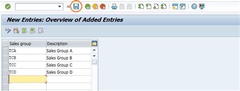 SAP SD Define Sales Group SAP SD Define Sales Group
