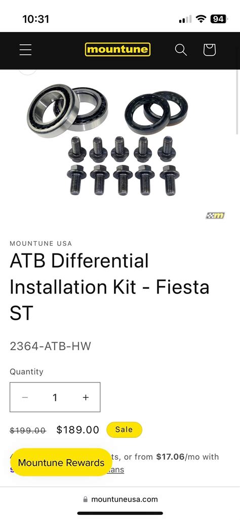 Quaife Atb Diff Install Kit Rfiestast