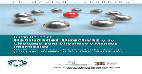 Habilidades Directivas Y De Liderazgo Para Directivos Y