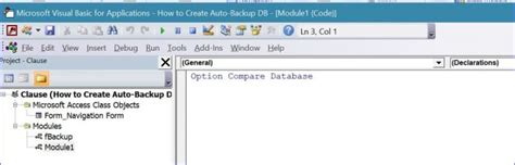Open Vba Window
