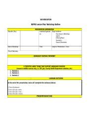 ROPES Lesson Plan Worksheet Sex Education Doc SEX EDUCATION ROPES Lesson Plan Workshop