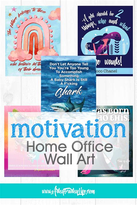 Free Motivational Wall Art Printables For Home Offices Worksheets Library
