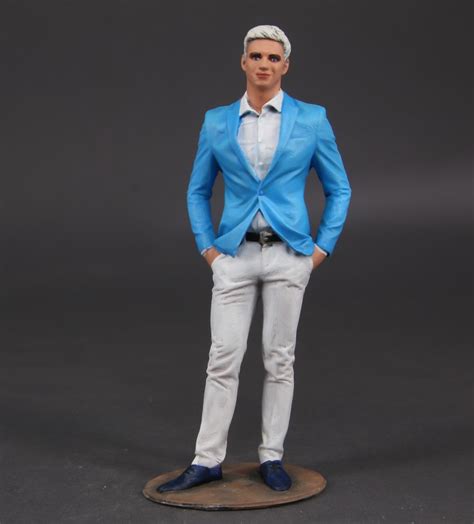 Painted Resin Figure Of Man A Z Mb Models