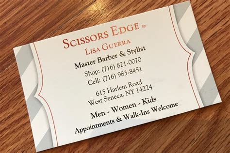 Scissors Edge By Lisa Buffalo Ny Pricing Reviews Book