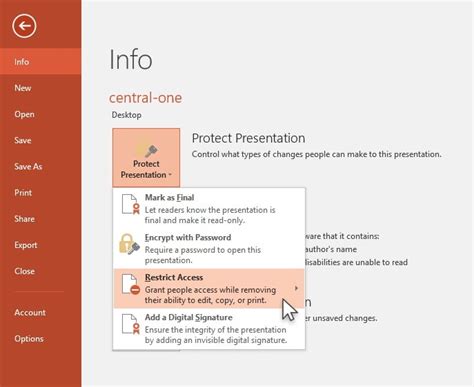 Lock It Down How To Set Your PowerPoint Presentation To Read Only