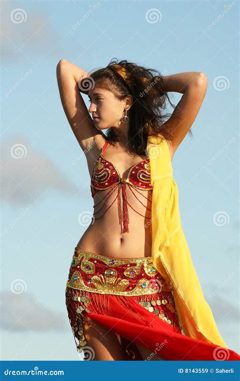 Belly Dancer Stock Image Image Of Attractive Feminine 8143559