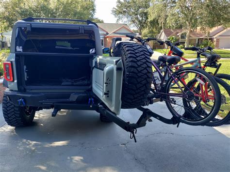 Kuat 3 Bike Rack And Swing Away Installed On Bronco Bronco6g 2021