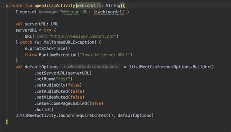 Android Jitsimeetsdk Jitsimeetactivity Is Crashing While Ios Jitsi