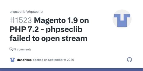 Magento 19 On Php 72 Phpseclib Failed To Open Stream · Issue 1523