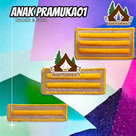 Jual Tanda PINRU Pramuka Penegak Tanda Jabatan Pimpinan Regu Pramuka