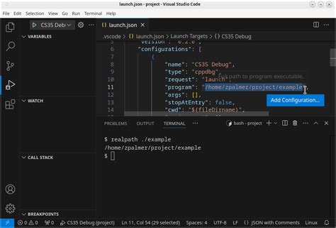 Cs35 Using Gdb In Vscode