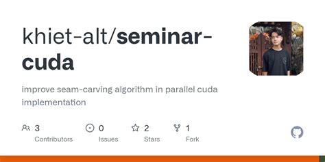 Seminar Cudaseamcarvingdevicecu At Master · Khiet Altseminar Cuda