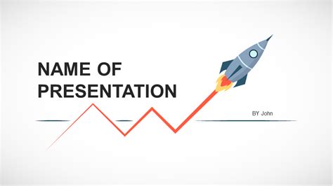 Cartoon Rocket Powerpoint Templates