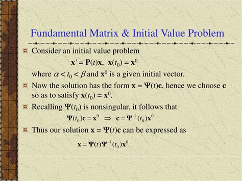 Ppt Ch 77 Fundamental Matrices Powerpoint Presentation Free Download Id3043384