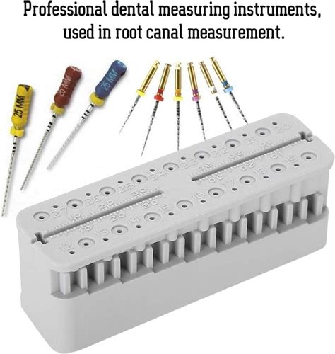Root Canal Measuring Block Dental Endo Block Files Measuring Tools