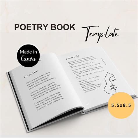 Poetry Book Template