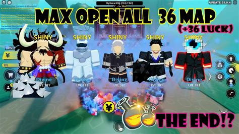 Last Luck Max Open All Map X And I Got This Anime Fighters Simulator YouTube