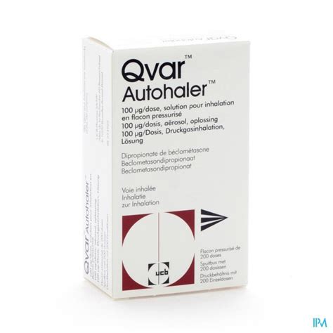 Qvar 100 Ucb Autohaler Dose 200 X 100mcg Apotheek Thiels
