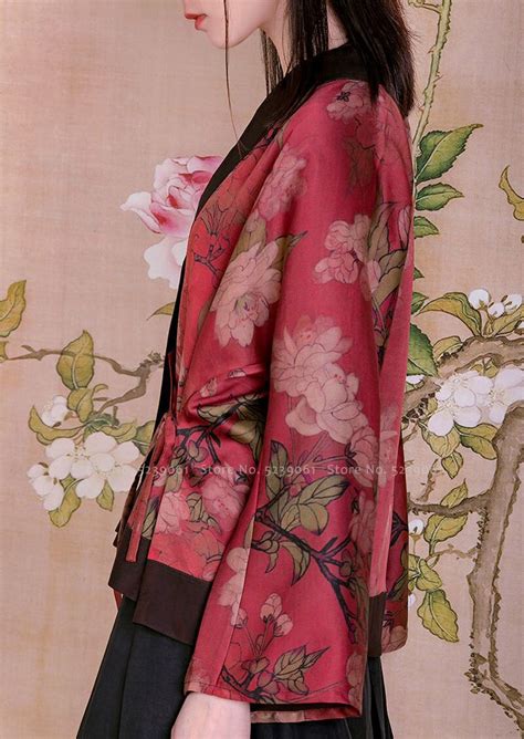 Cardigan de Style chinois rétro Hanfu imprimé man Grandado