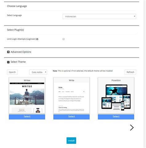 How To Install WordPress Using Auto Installer