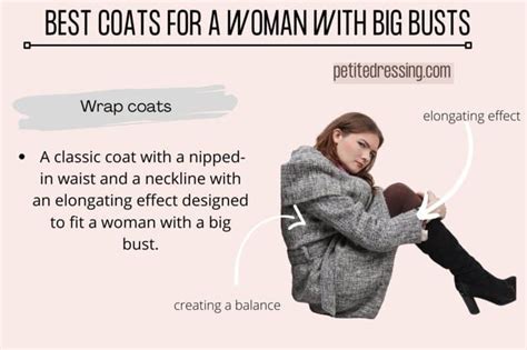 The Coat Guide For Women With Big Breasts