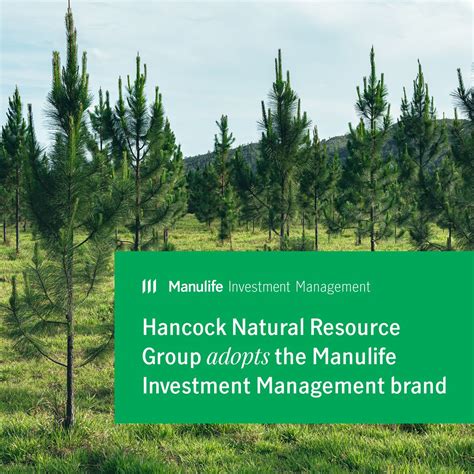 Im Pleased To Share That Hancock Natural Resource Group Is Adopting