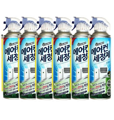 산도깨비 에어컨세정제x6개 에어컨청소 악취제거 티몬