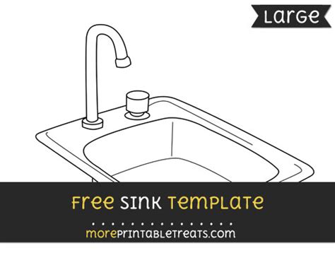 Sink Template Large