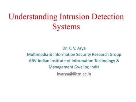 Intrusion Detection System Ppt Ppt