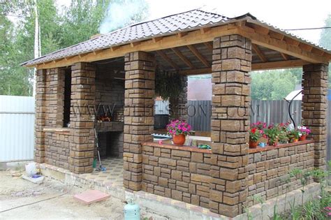 Заборные столбы из блоков серии бут: купить в Москве | elit-stone.com ...