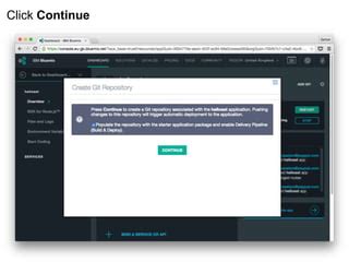 Bluemix Setup Ppt