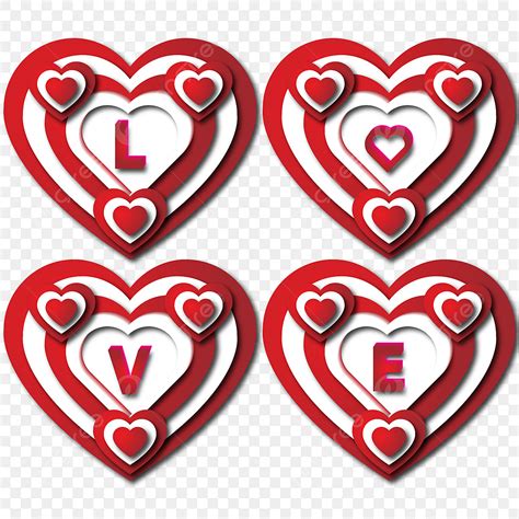 Love Valentines Day Vector Hd Png Images 3d Love Valentine S Day Png