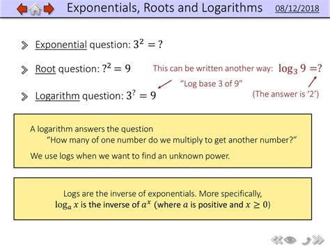 exponentials and logarithms ppt download