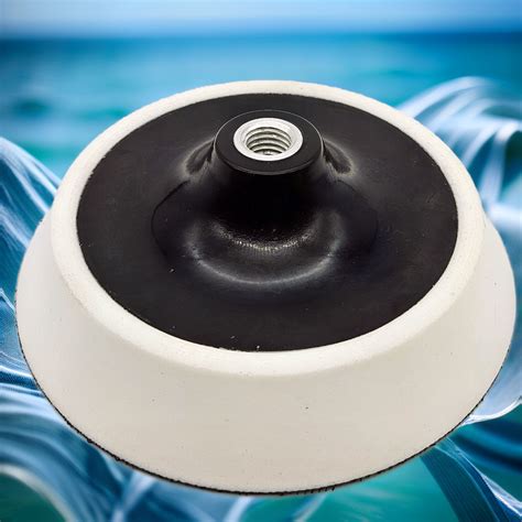 Inch Mm Hook And Loop Type Backing Pad Soft With M X Thread Polishup