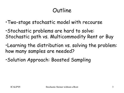 Ppt Stochastic Steiner Trees Without A Root Powerpoint Presentation