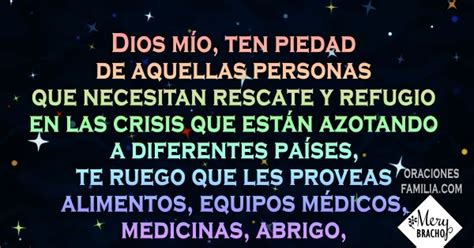 Oraci N Por Los Que Sufren Por Desastres Naturales Para Que Dios Les D Socorro Y Protecci N