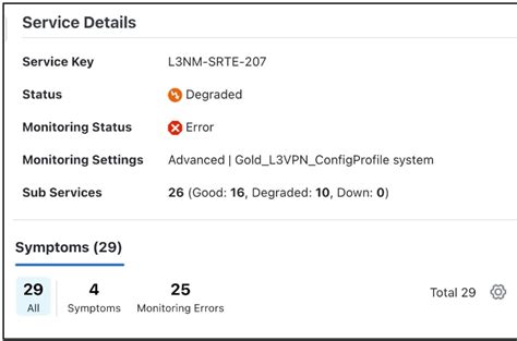 Cisco Crosswork Network Controller 7 0 Service Health Monitoring