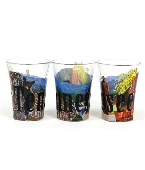 Tennessee Color Shot Glass Americaware