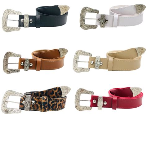 Cinto Feminino Country Fino 3 0cm Básico Fivela Country Prata Entrega