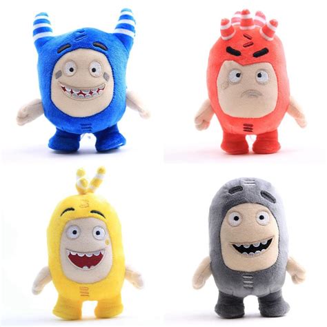 18cm Oddbods Plush Soft Cuddly Toy Newt Bubbles Pogo Zee Jeff Fuse
