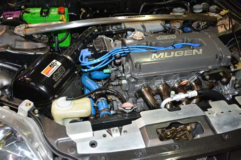 Honda Civic Mugen Engine At Jdm Underground Car Show In Pasay