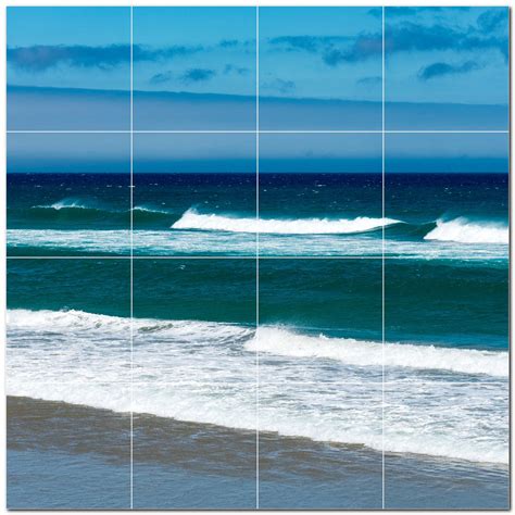 Waves Ocean Photo Tile Murals Picture